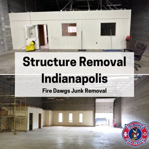 Structure Removal Indianapolis | Fire Dawgs Junk Removal